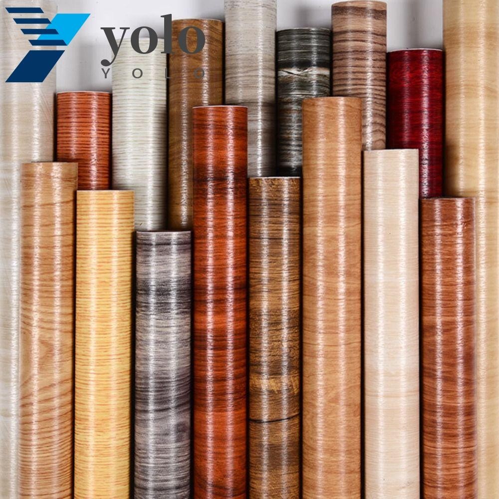 YOLO Wallpaper Waterproof Durable Retro Wall Pasting Self-adhesive DIY ...