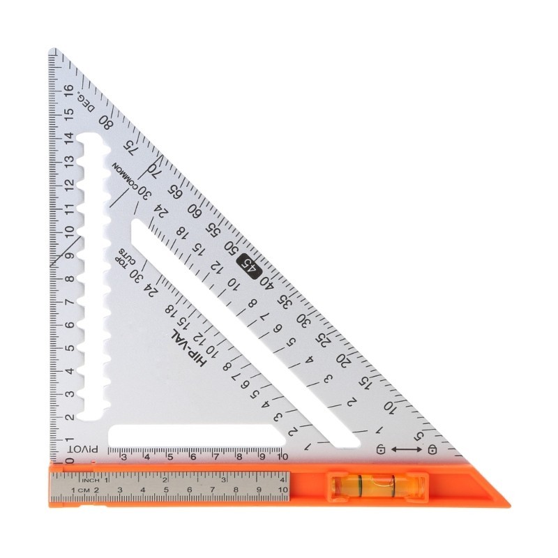 PCF* Carpenter Square Protractor Angles Try Square 45 90 Degree Angles ...