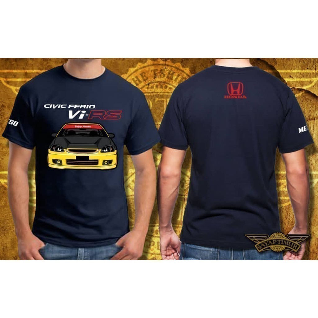 2025 Honda fashion Civic Ferio VIRS D3 (Navy Blue Tshirt) | Shopee ...