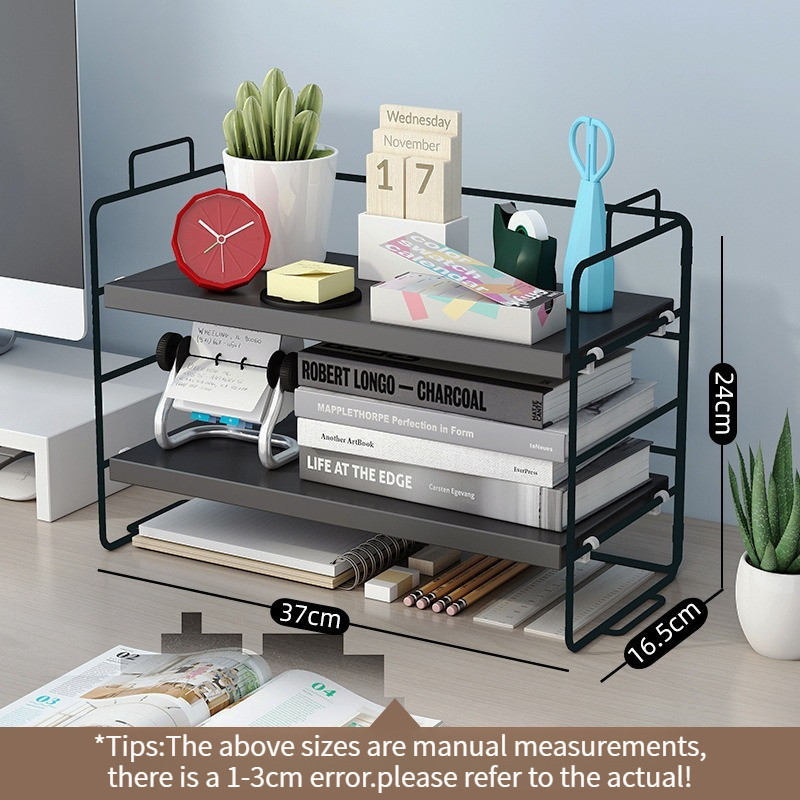 Creative Office Desktop Organizer Iron Storage Rack For Dorm Rooms Ins ...