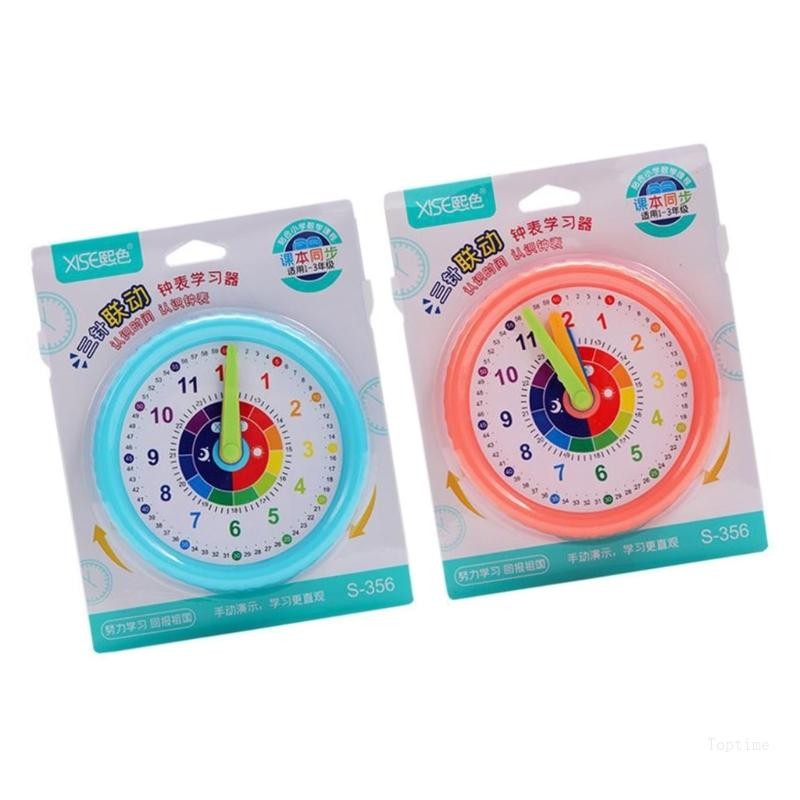 Top Children Learning Clock 5Inch Educational Clock Telling Time ...