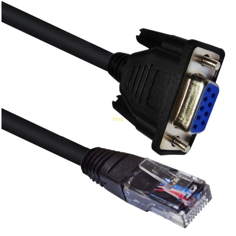 BT Compatibility RJ45 to RS232 DB9 Serial RS232 to RJ45 Consoles Cable ...
