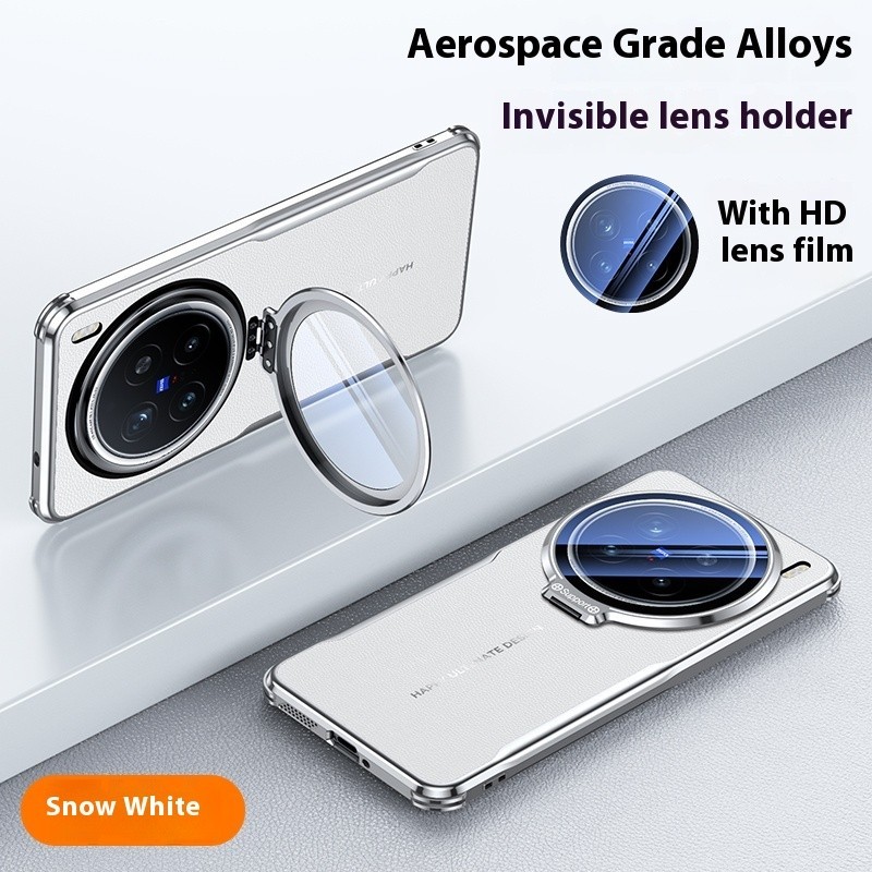 For Vivo X200 Pro Case X100 X100S Pro X100 Ultra X200 Pro Mini Luxury Plating Invisible Camera ...