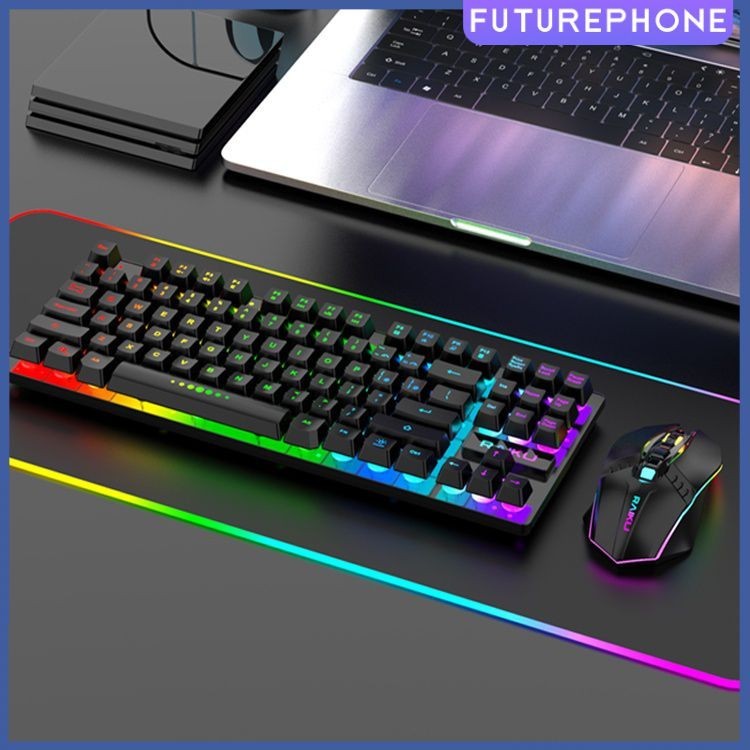 1 Set R905 Wireless Keyboard Mouse Combo Gaming Rgb Backlit Key Mouse ...