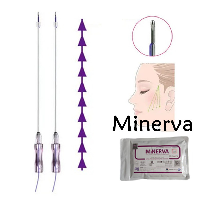 20PCS minerva 18g 100mm PDO Fishbone Thread PCL Press Cog | Shopee ...