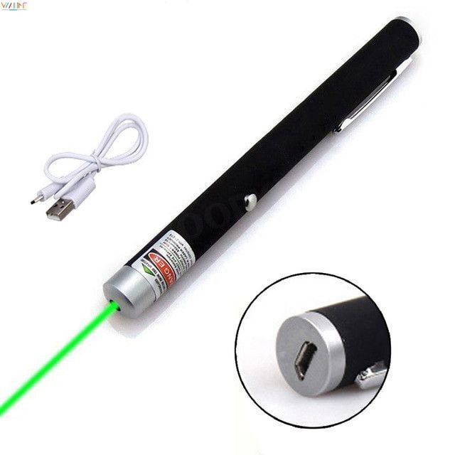 1pcs Laser Pointer Usb Rechargeable 5mw Laser Pointer Outdoor Laser ...