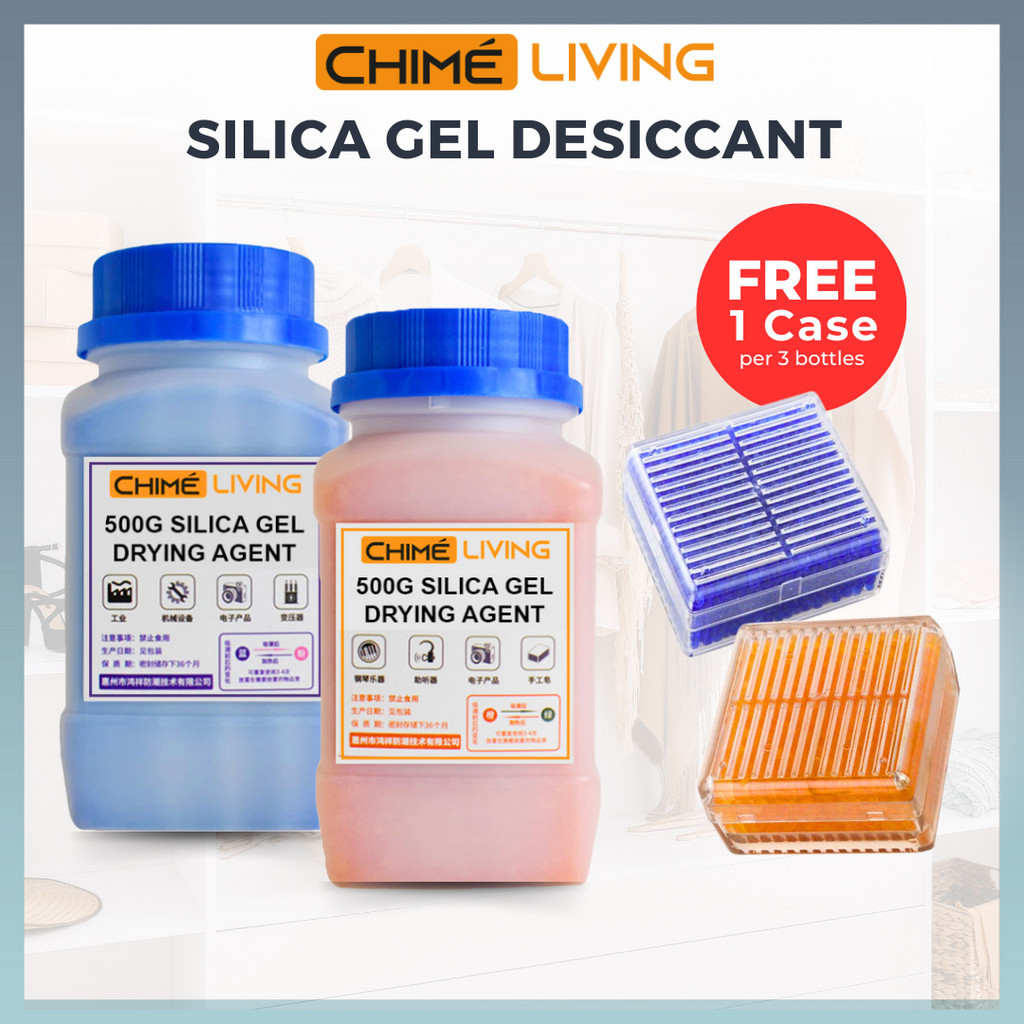 Silica Gel 500g Desiccant Bottle Orange or Blue for Camera Dry Box ...
