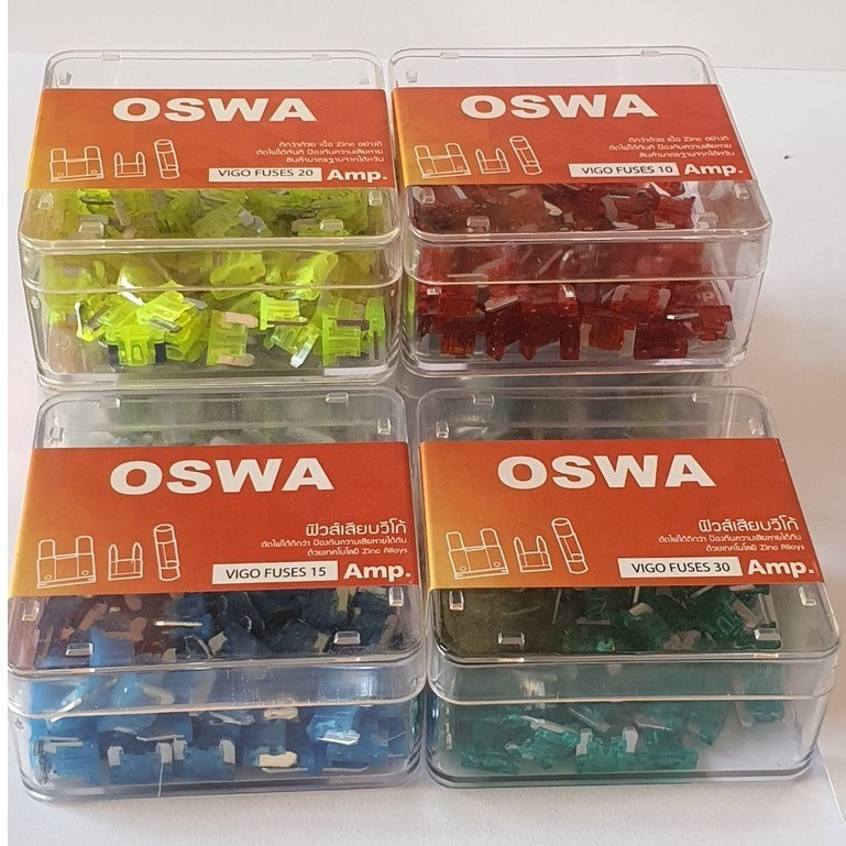 LEE Car Fuse TOYOTA VIGO 10A 15A 20A 25A 30A Assorted Amp (1 Box 100 ...