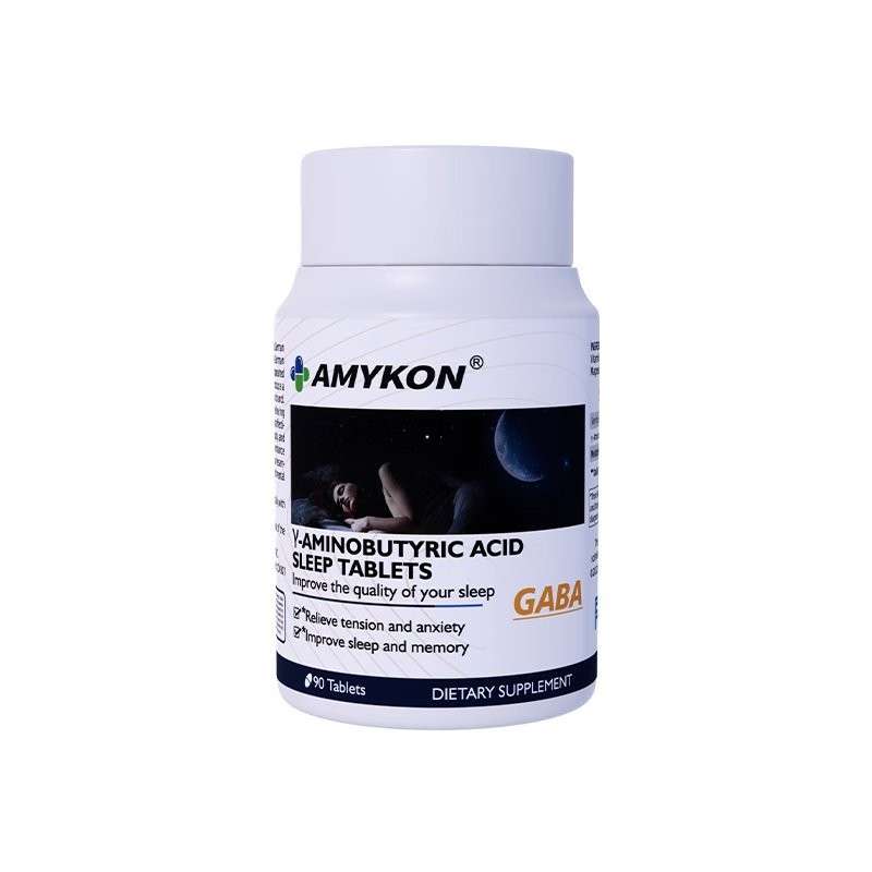 AMYKON安美心 氨基丁酸GABA睡眠片 90粒/瓶 | Shopee Singapore