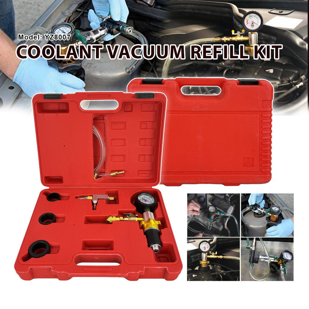 Universal Coolant Vacuum Refill Kit Cooling System Purge Auto Car ...