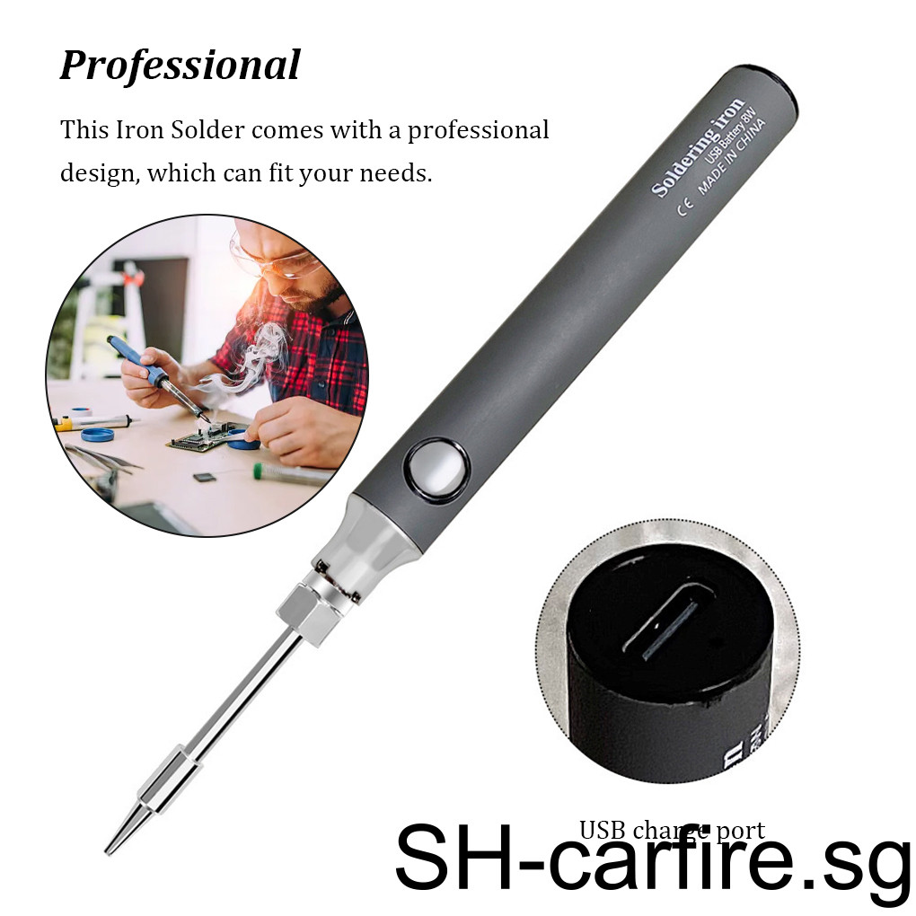 1/2 Soldering Tool Kit Iron Solder Welding Device 5V 3 Gears Rack ...