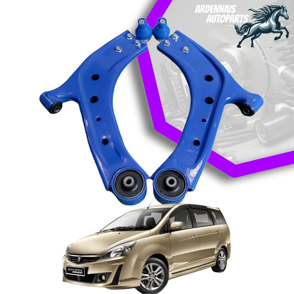 MARS HEAVY DUTY BLUE LOWER ARM FOR PROTON EXORA | Shopee Singapore