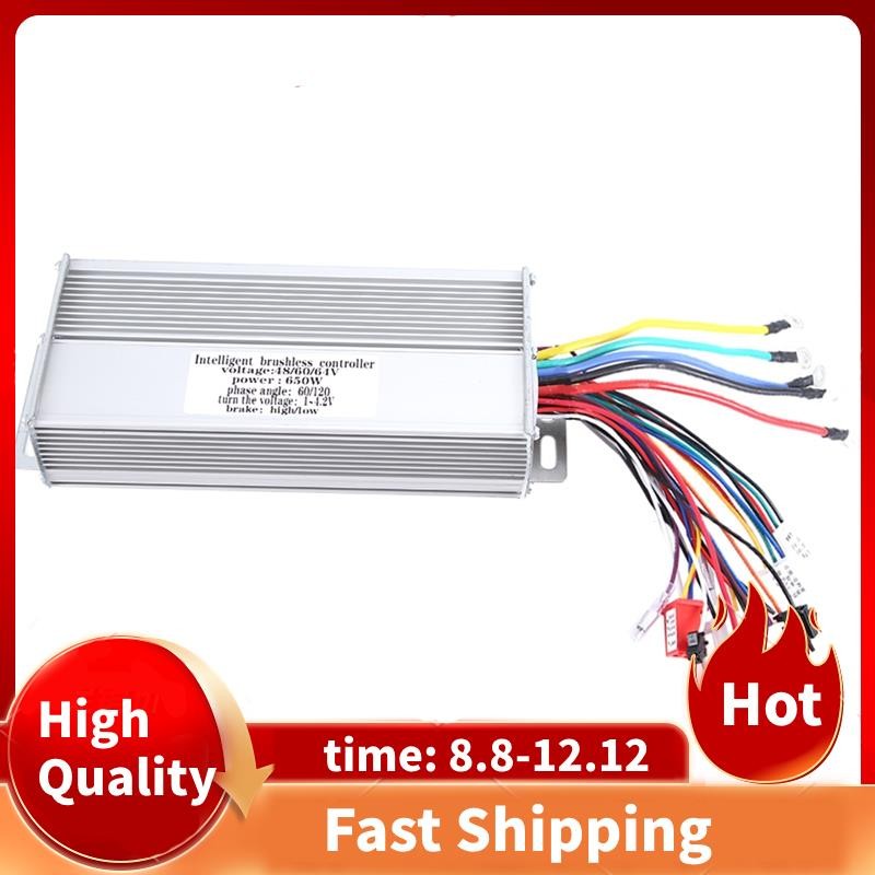 48V/60V/64V 650W 15 Tubes Ebike Controller Electric Bicycle Controller ...