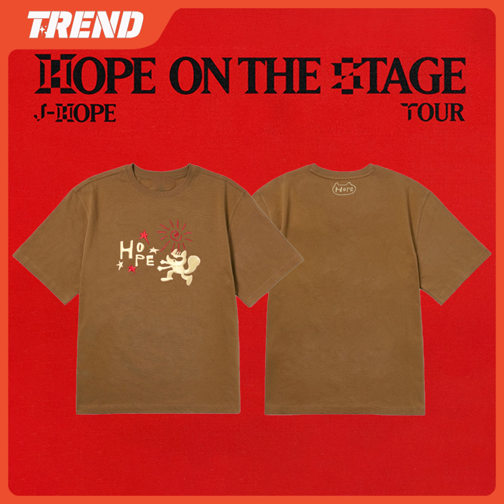 KPOP BANGTAN J-HOPE Merch Cotton T-shirt Plus Size HOPE ON THE STAGE ...