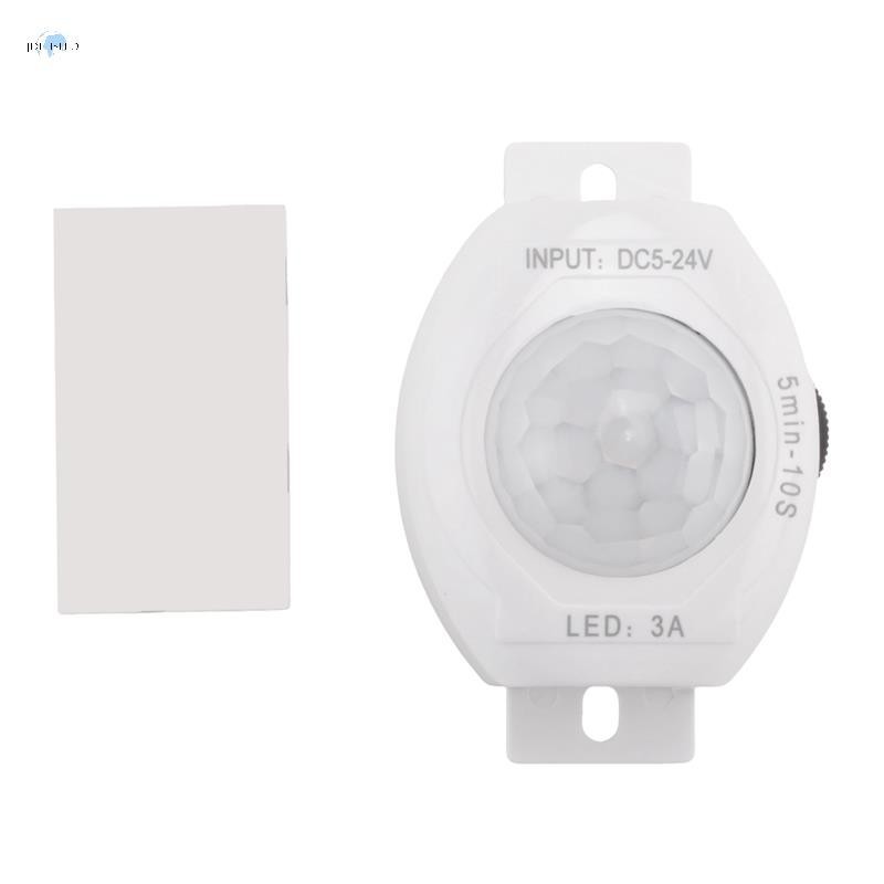 PIR Infrared Motion Sensor Detector DC5-24V Auto on Off Timer Switch ...