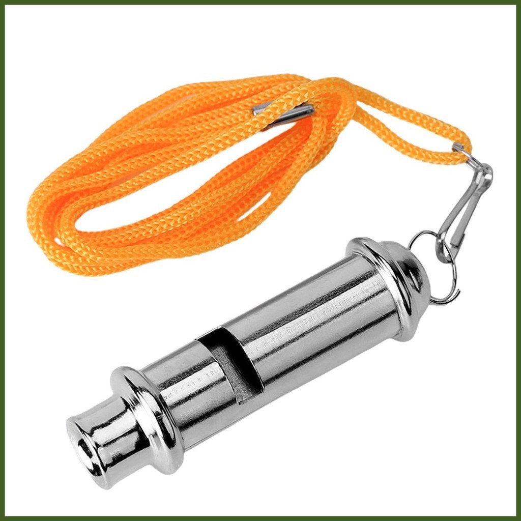 Whistles for Adults Stainless Steel Sports Whistle Loud Sound Referee ...
