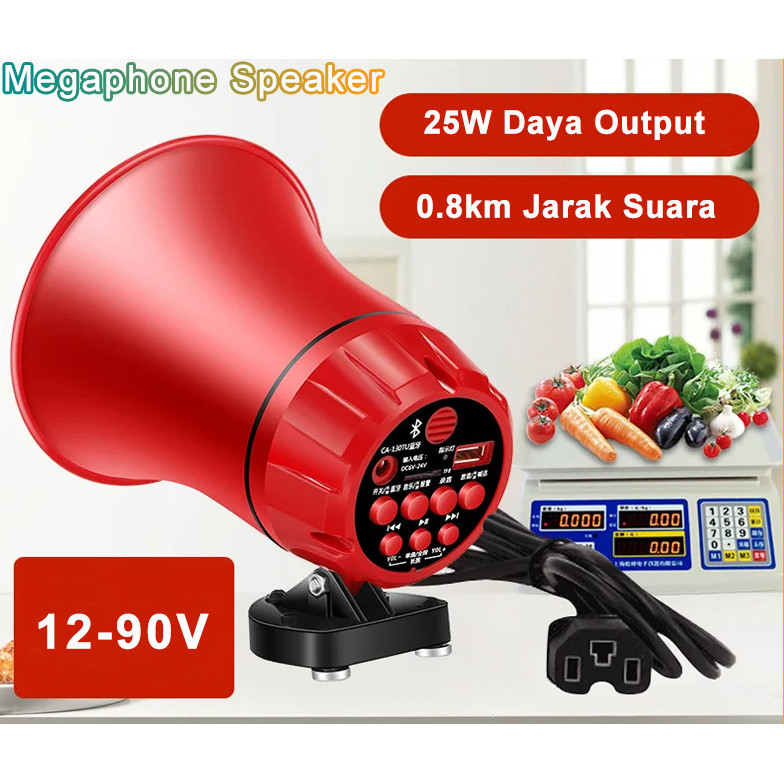 Toa Megaphone Loudspeaker CA-130HTU Bluetooth Megaphone Toa Amplifier ...