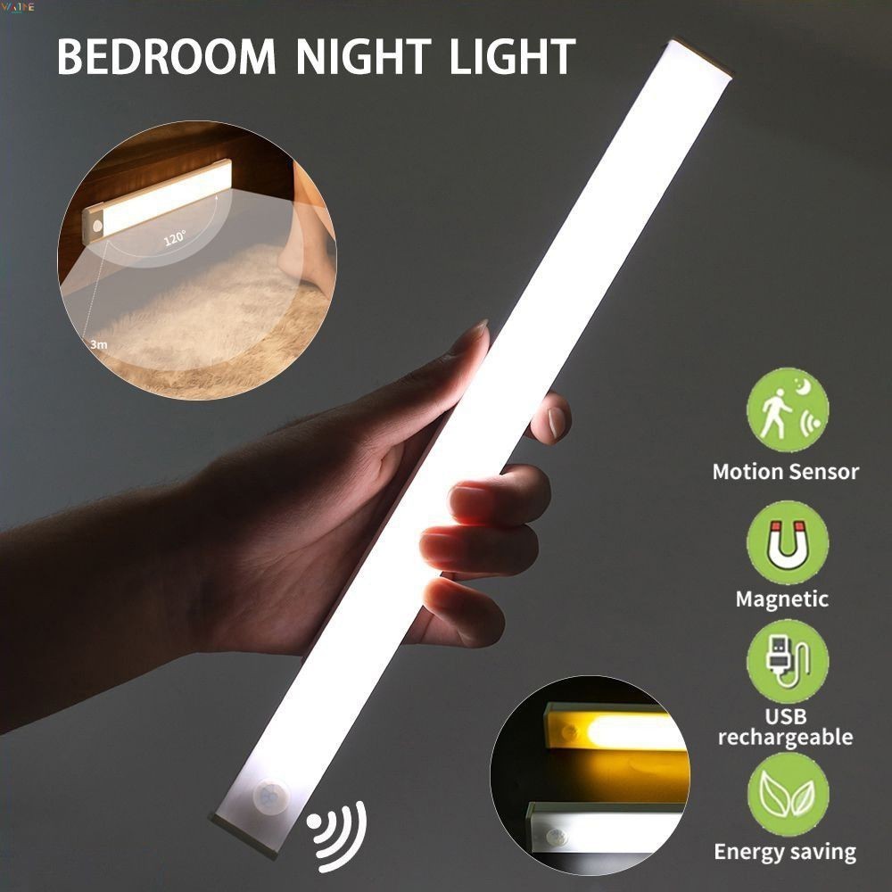 10/20/30/50cm Smart Sensor Motion Light Wireless Led Light Usb ...