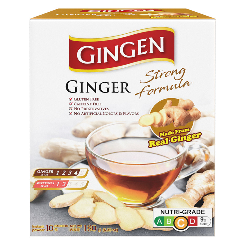 Gingen Ginger Drink Strong 10s X 18g | Shopee Singapore