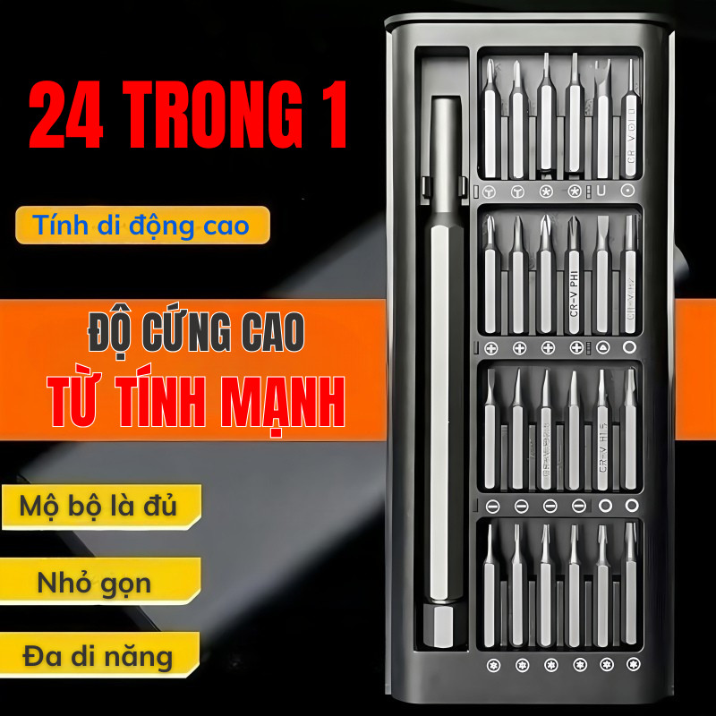C&M BABY Multifunctional Screwdriver Set - Mini Set with 24 Magnetic ...