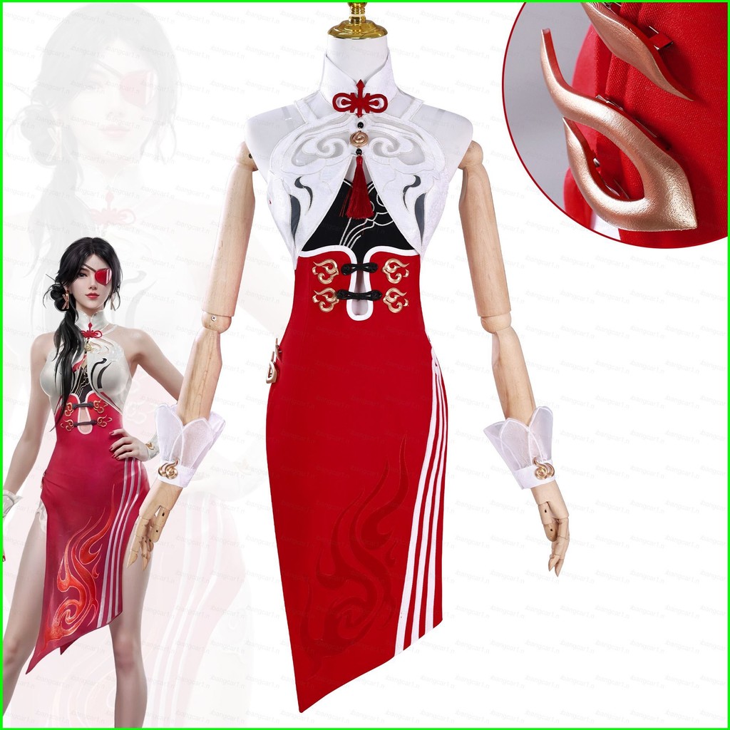 YB Naraka Bladepoint Valda Cui role play cosplay cloth Halloween party ...