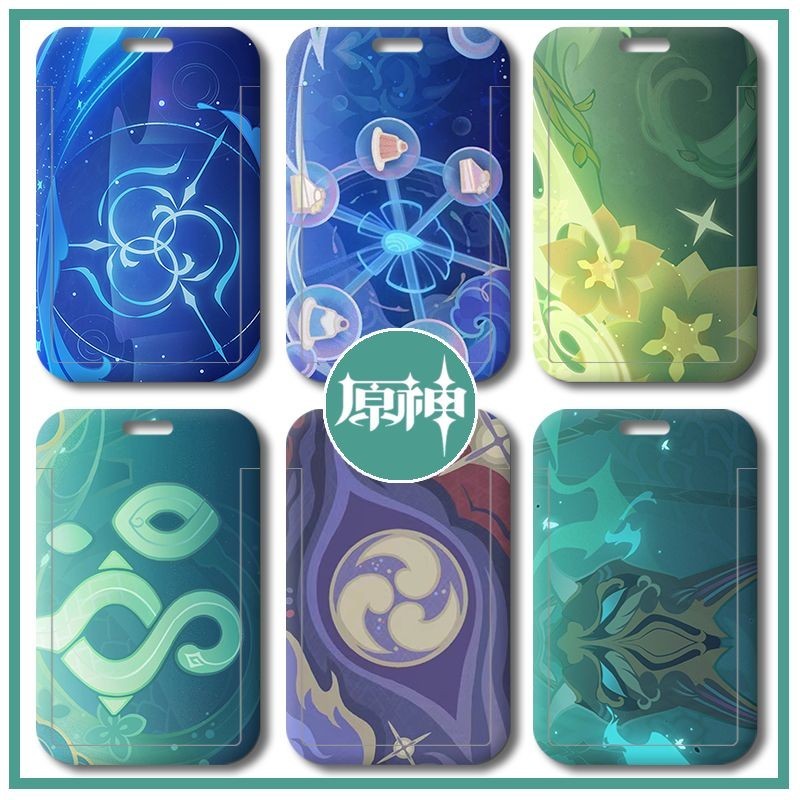 Genshin Impact Neuvillette Furina Name Card Card Holder Student Card ...