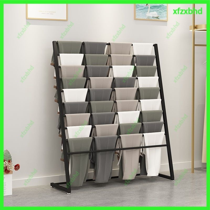 Scarf Shelf Silk Scarf Display Stand Black Wall Wrapping Paper Shawl ...