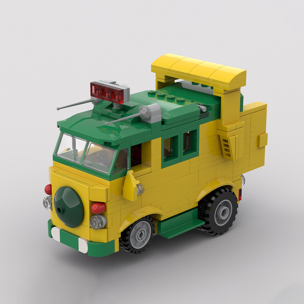 Lego Creator Compatible Ninja Turtle Travel Van Car MOC Model Set ...