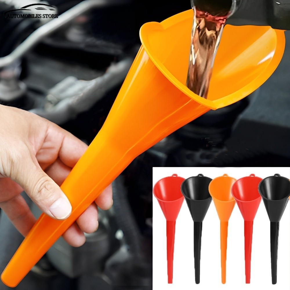 Anti-splash Car Long Mouth Hand Free Support Refueling Funnel ...