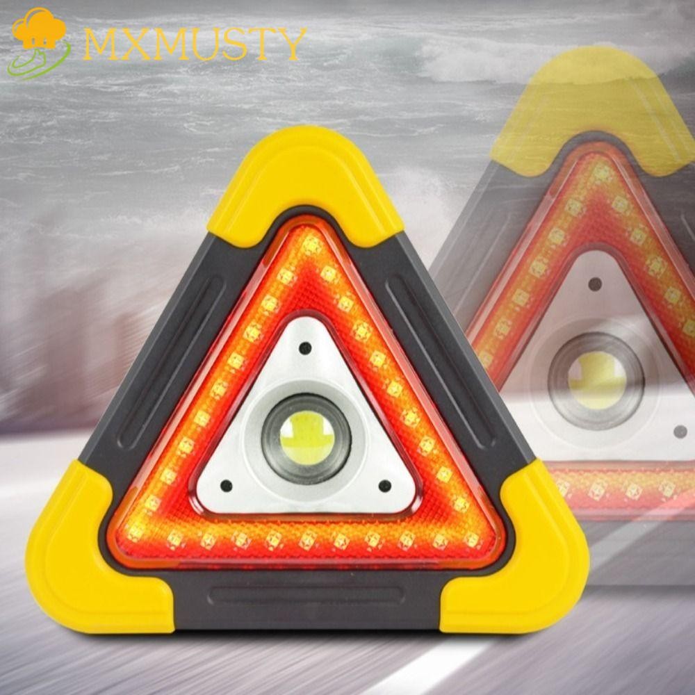 MXMUSTY Warning Light, 2-IN-1 Roadside Triangle Warning Sign, Portable ...
