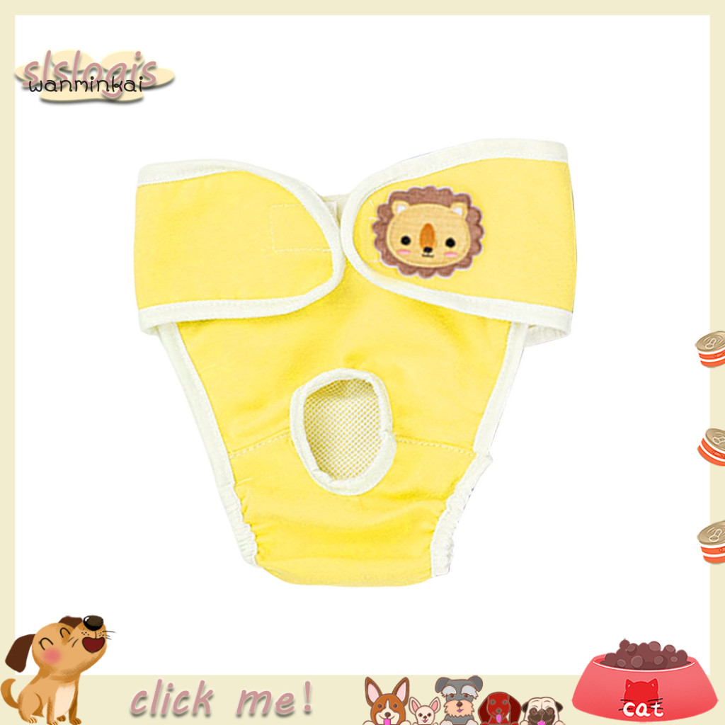 Heat Cycle Dog Diaper Washable Dog Diaper Breathable Female Dog Diapers ...