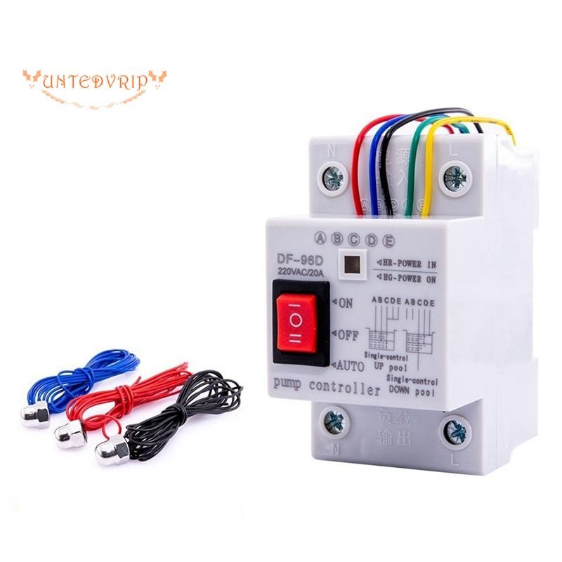 Df 96dk Automatic Water Level Controller Switch 20a 220v Water Tank Liquid Level Detection