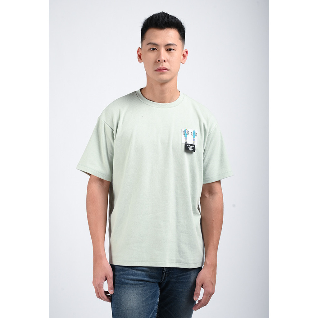 Manzone YOUNG-MMG Men's Short Sleeve T-Shirt - GREEN | Shopee Singapore