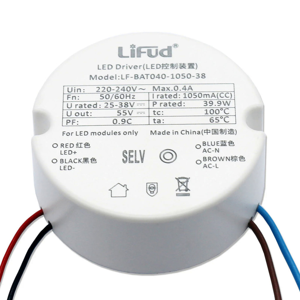 LED Driver Lifud 10W 12W 18W 20W 24W 28W 30W 39.9W Triac Dimming Power ...