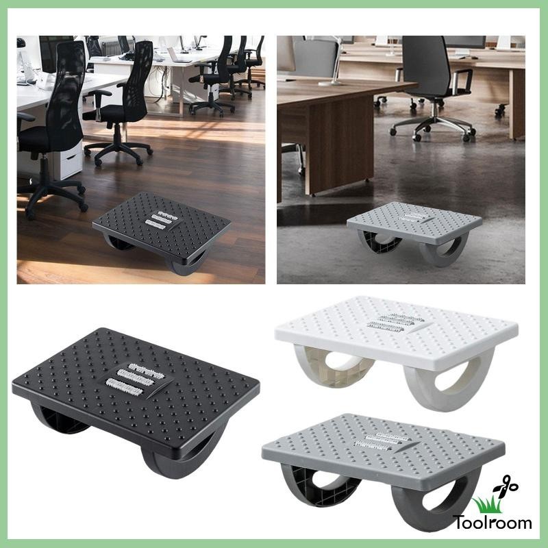 [ Footrest for under Desk, Support with Massage Texture and Roller ...