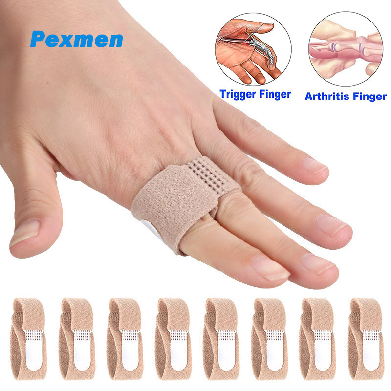 Pexmen 1/2/5/10Pcs Finger Buddy Wraps Broken Jammed Swollen Finger or ...