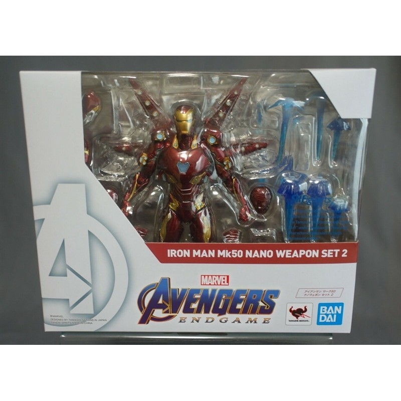 S.h.figuarts Iron Man Mk50 Nano Weapon Set 2 - SHF Marvel Avengers ...