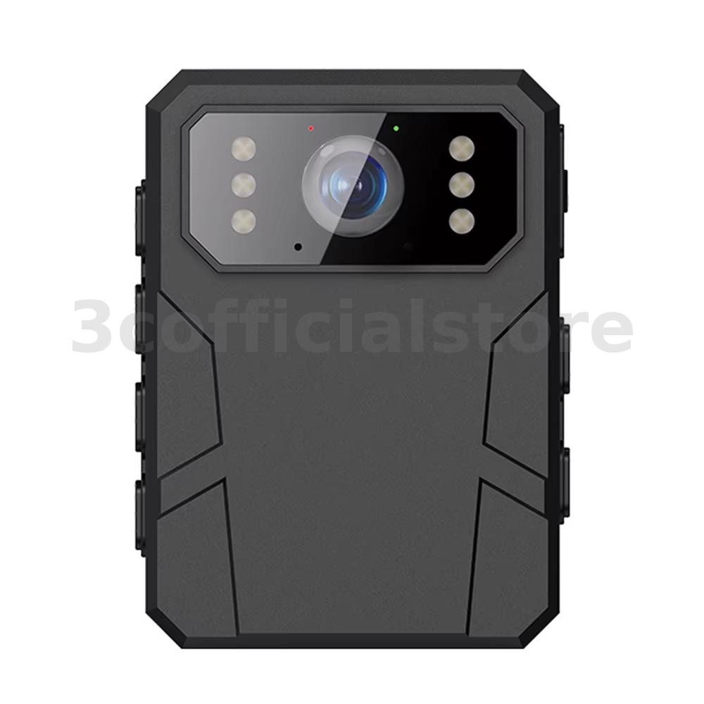 4K HD Small Camera Police Recorder with HD IPS Screen Wearable Portable ...