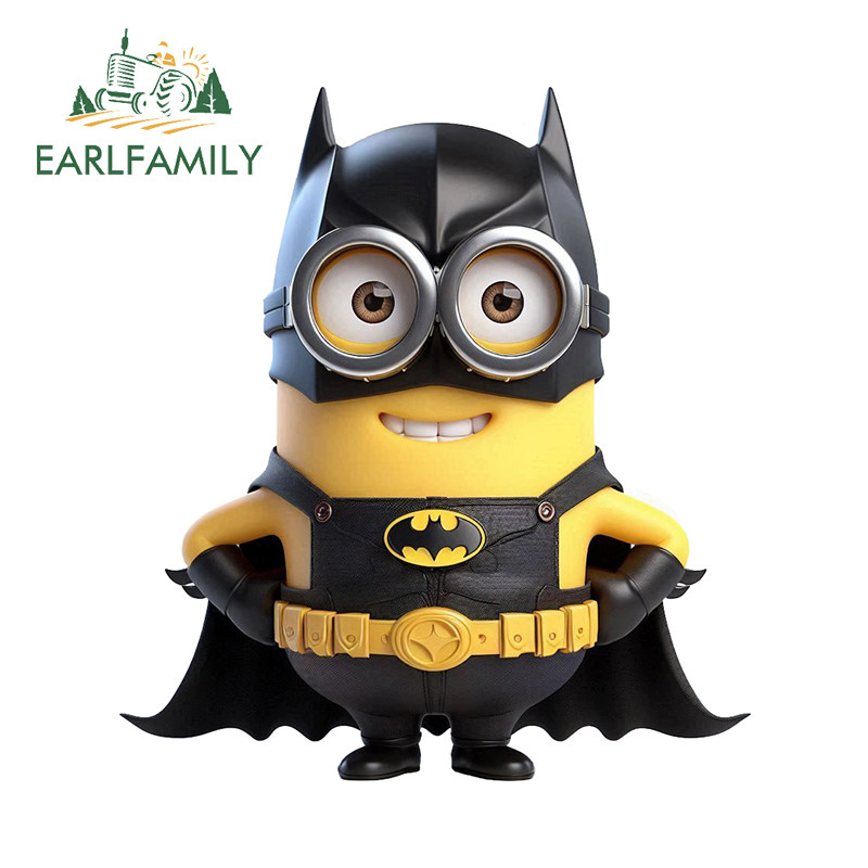 EARLFAMILY Minions Funny Car Stickers Occlusion Scratch Caravan ...