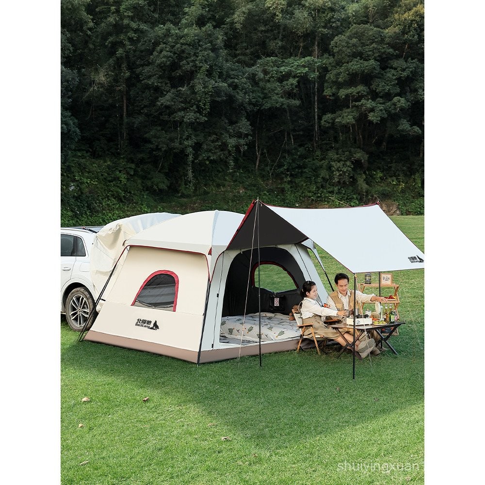 Outdoor suv Car Tail Tent One Room One Hall Camping Overnight Folding ...