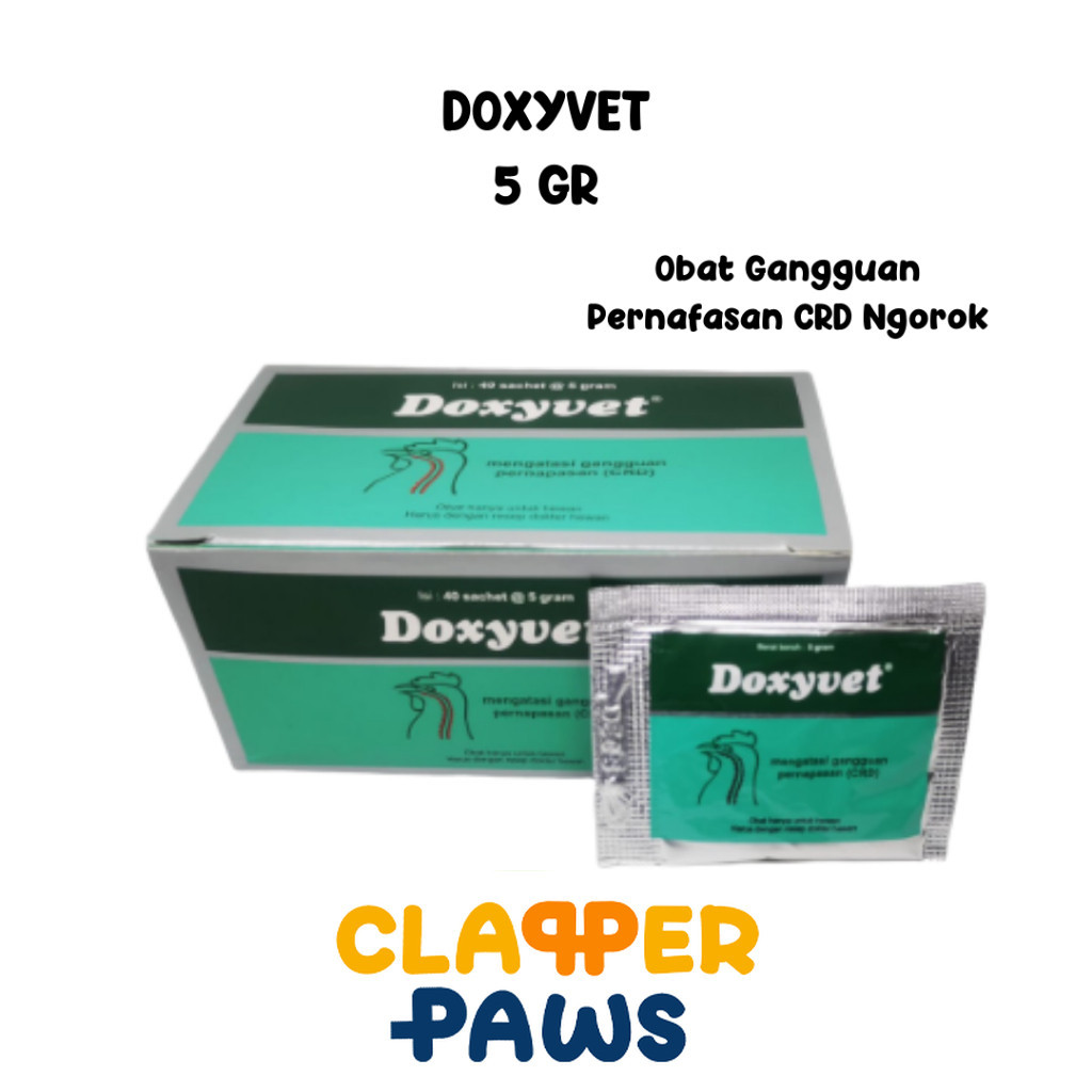 Doxyvet 5 grams MEDICINE FOR BREATHING CRD NGOROK MEDION | Shopee Singapore
