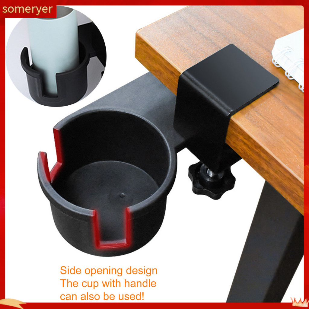 someryer| Sports Water Bottle Holder Clamp Desk Cup Holder Clip 360 ...
