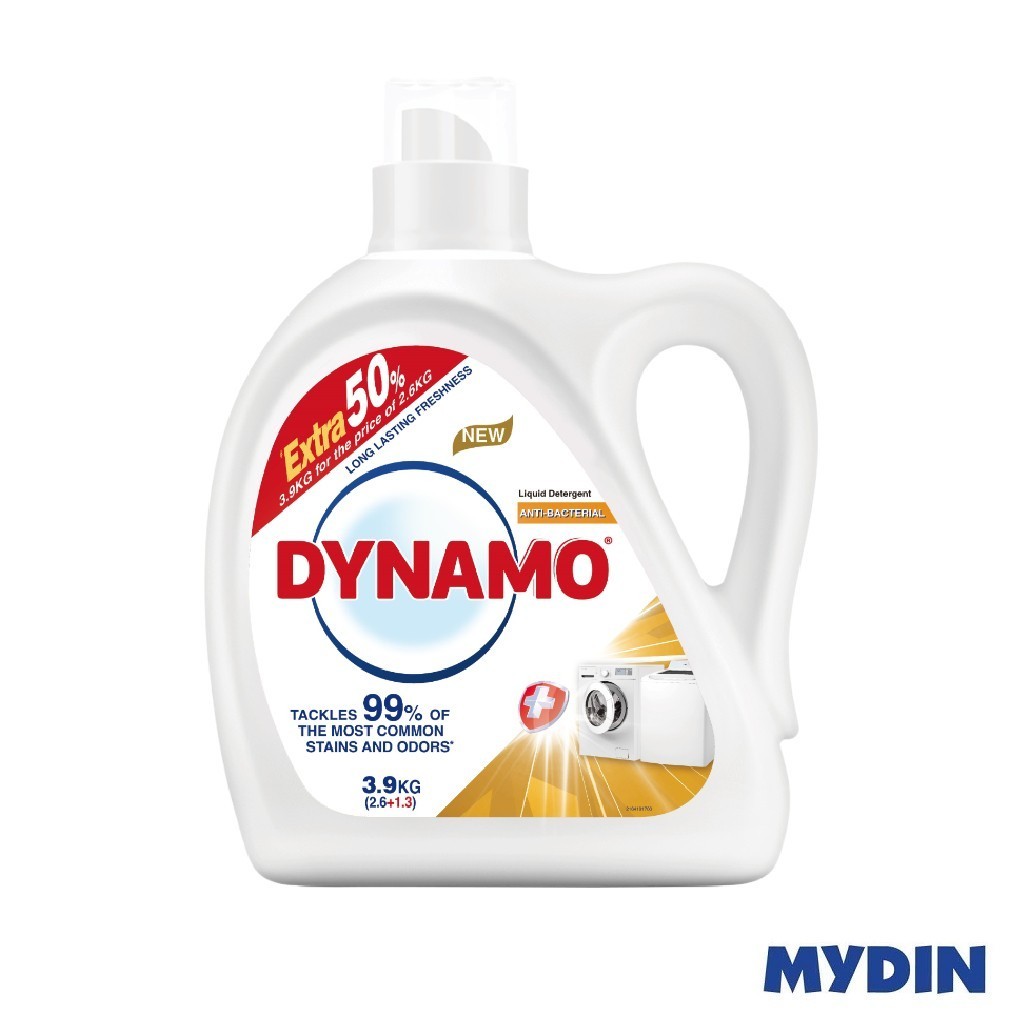 Dynamo Detergent Liquid - Anti Bacteria (3.9kg) | Shopee Singapore