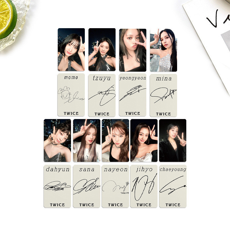 9pcs/set TWICE Lomo Cards With YOU-th 13th Mini Album Photocard MISAMO ...