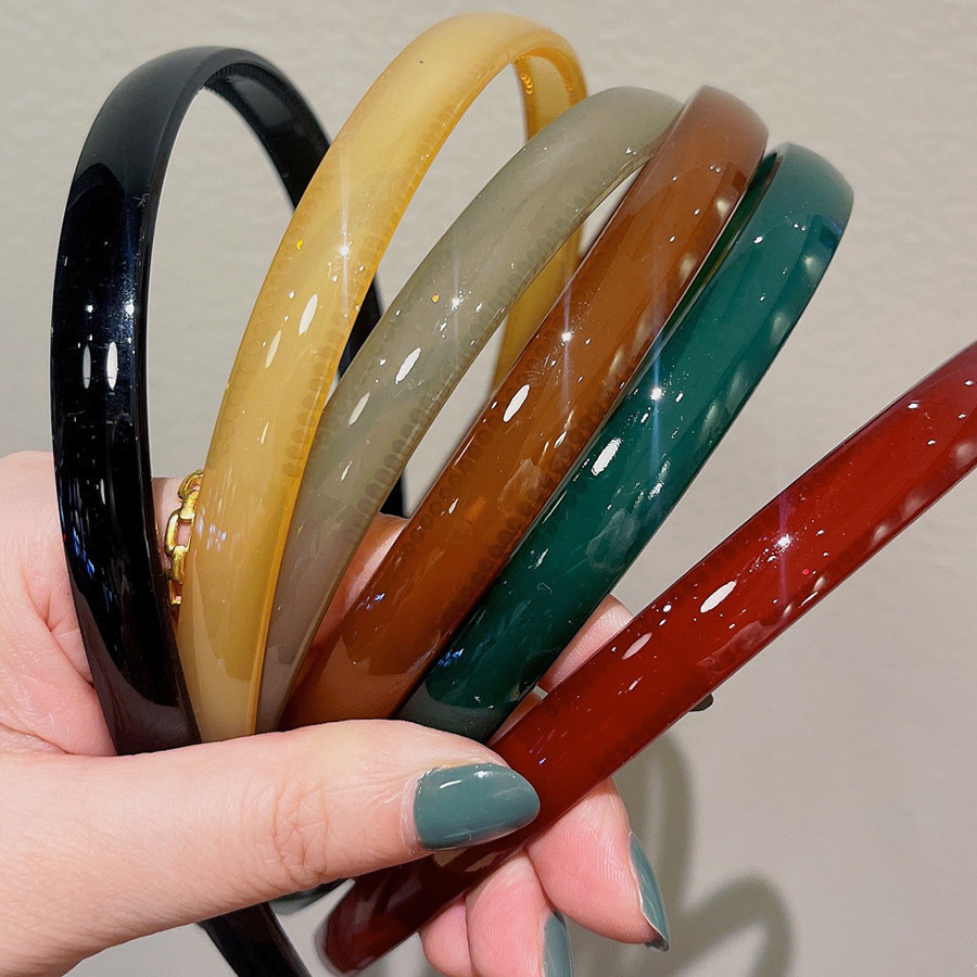 Summer Simple Design Women Girls Acrylic HairBands Headwear Headbands ...