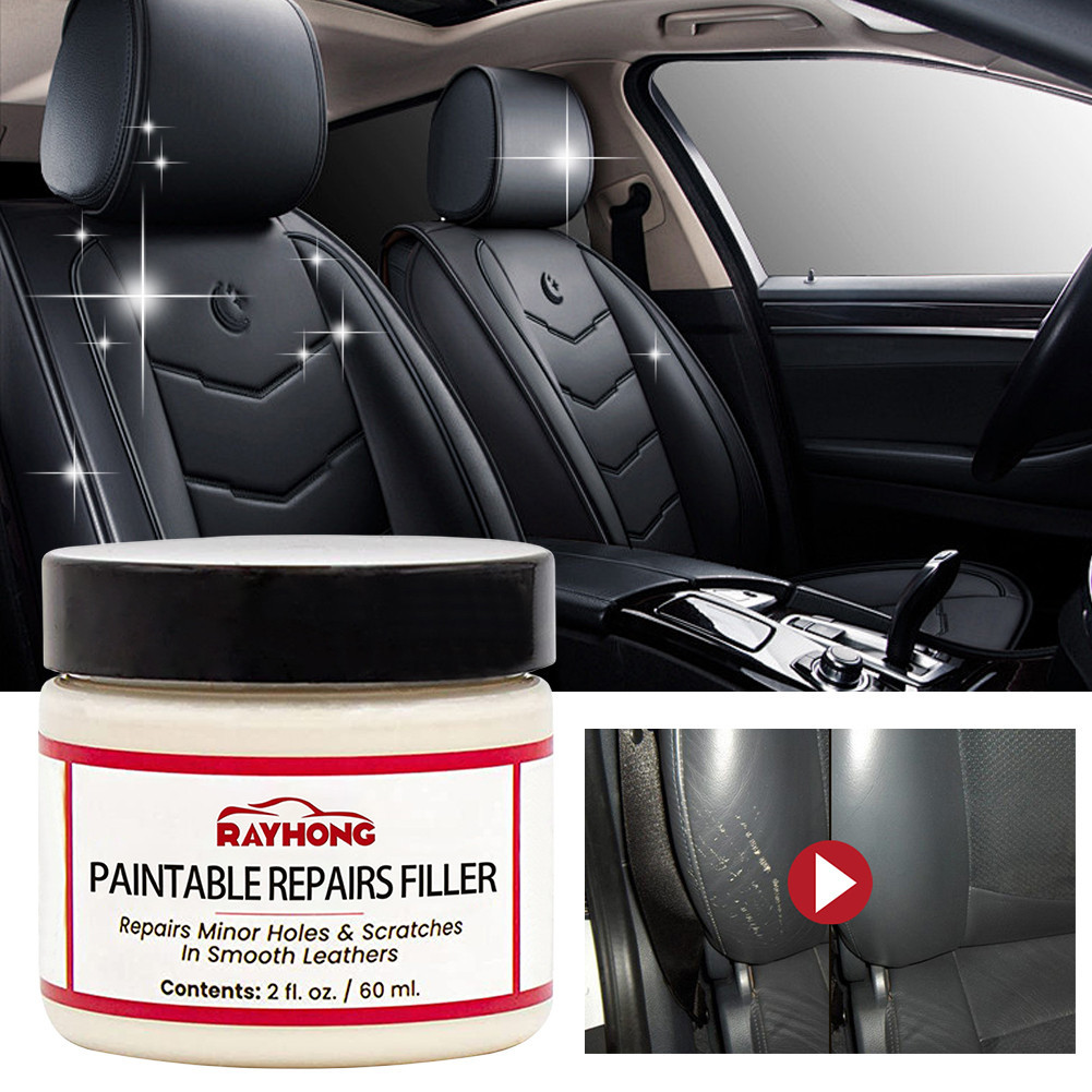Car Seat Leather Repair kit Coats Holes Scratch Restoration Tools Auto ...