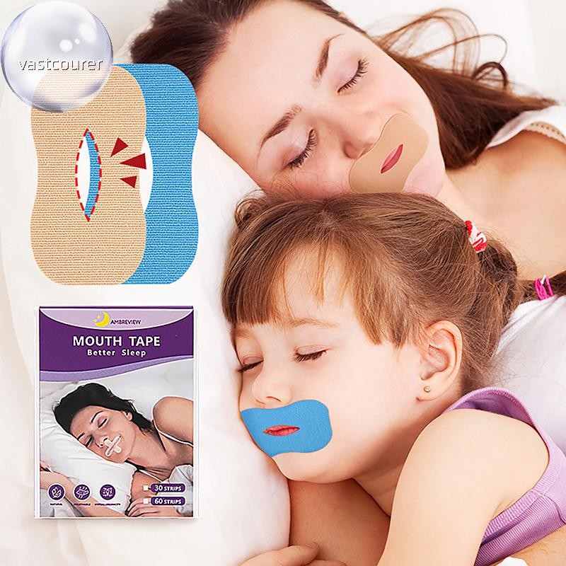 Vast 10/30Pcs O-shaped Anti-Snoring Stickers Adult Children Preventing Mouth Breathing At Night ...