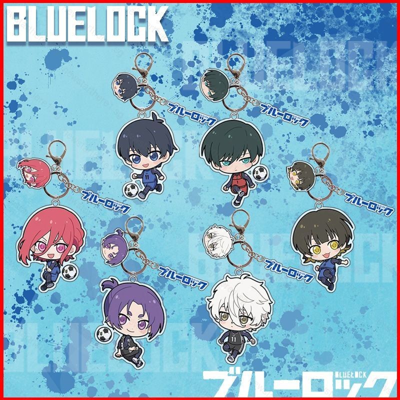 Jason BLUE LOCK Isagi Yoichi Acrylic Keychain Backpack Pendant Chigiri ...