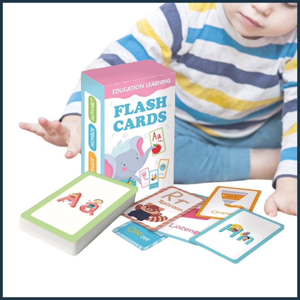 Talking Flash Cards for Kids Flash Cards Alphabet 58Pieces Cognitive ...