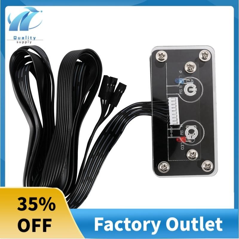 Desktop Computer Switch External Power Switch Power Button+Restart ...